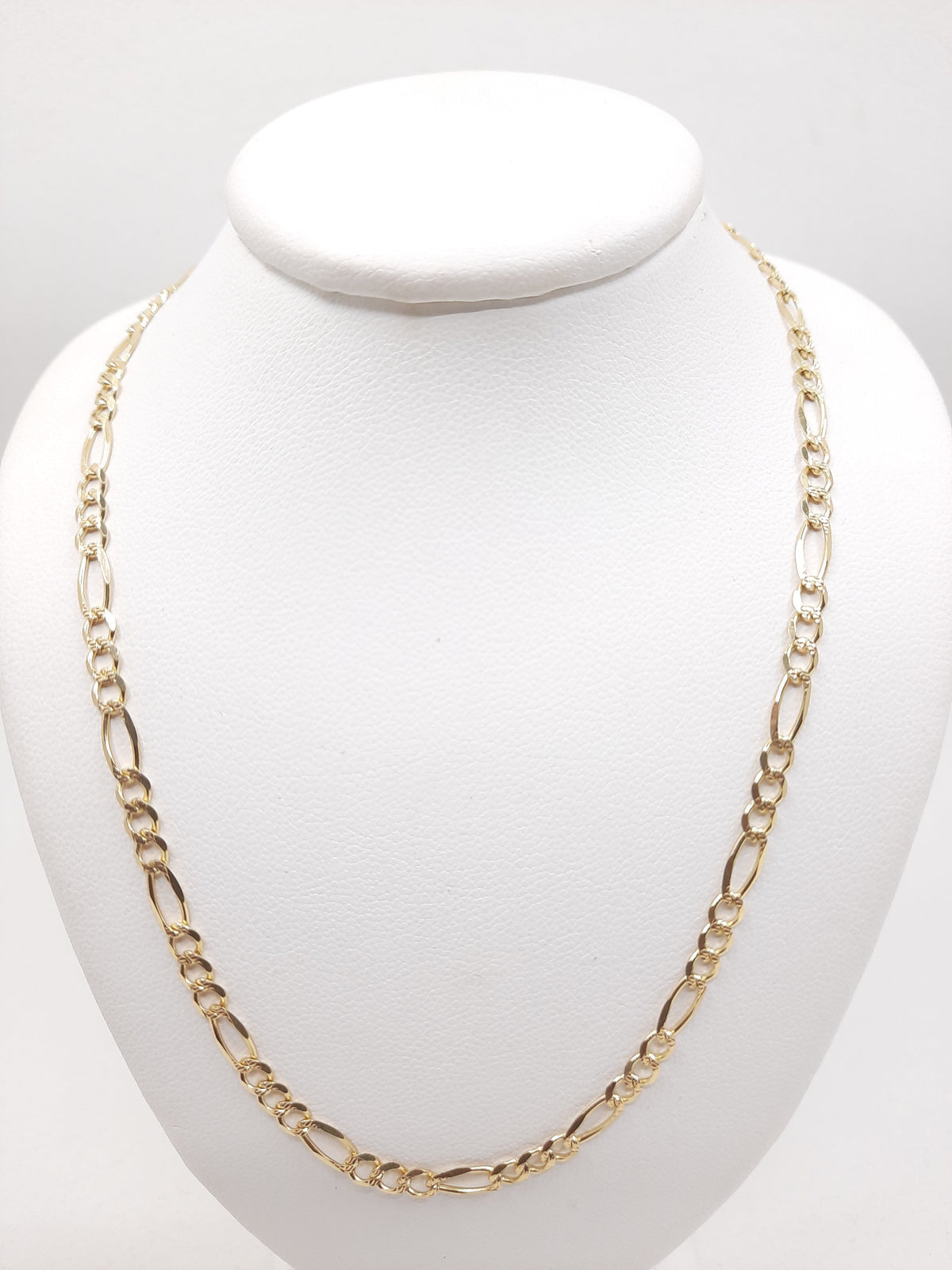 Figaro Link Chain 14kt 2MM - All lengths available — KY.DiamondMarquise.com