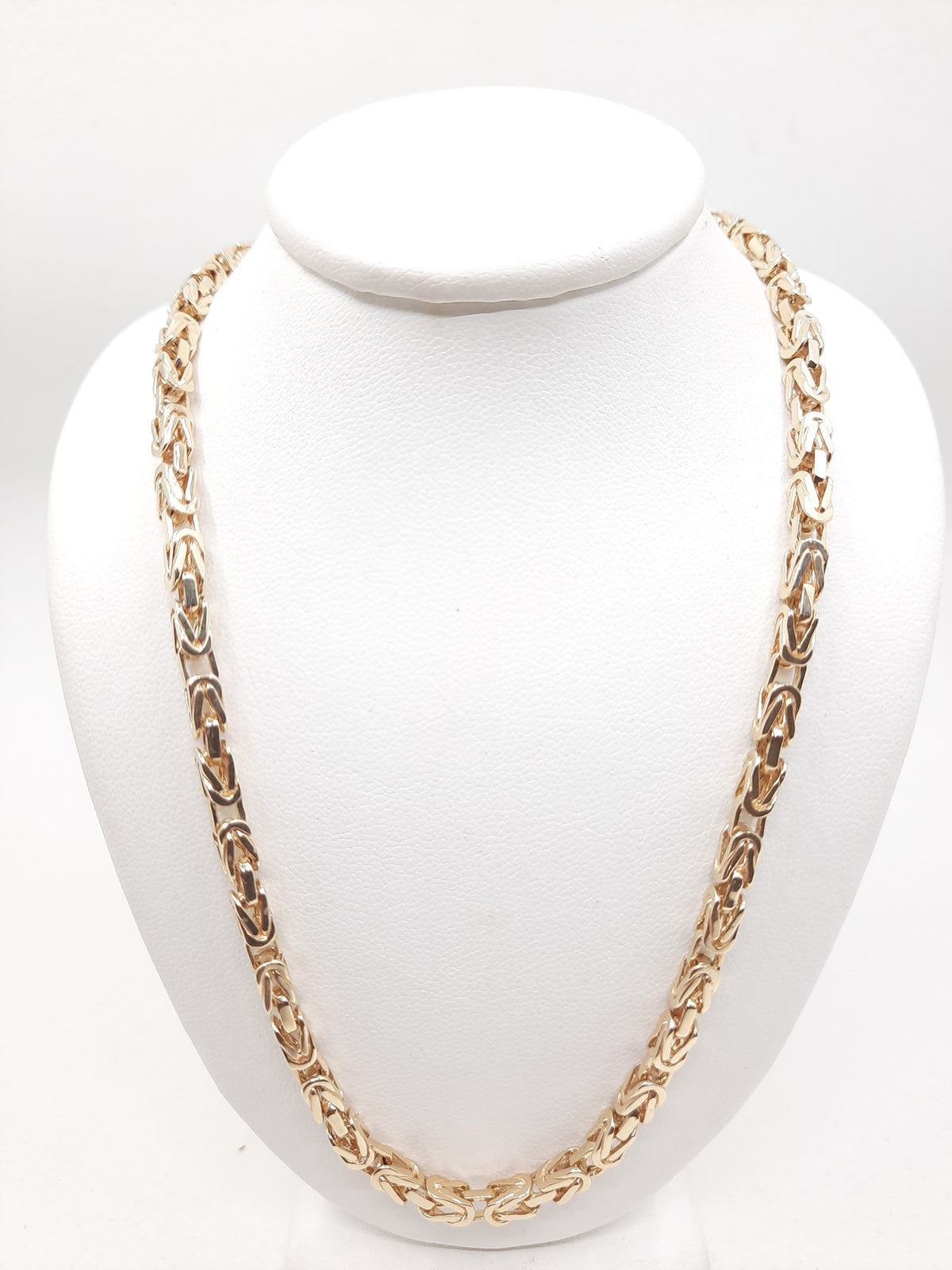King's Link Chain 14kt 4MM - All lengths available — Diamond Marquise ...