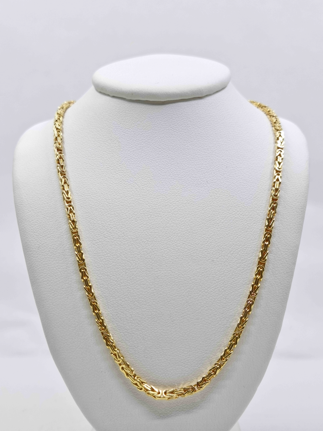 King's Link Chain 14kt 2MM - All lengths available — KY.DiamondMarquise.com